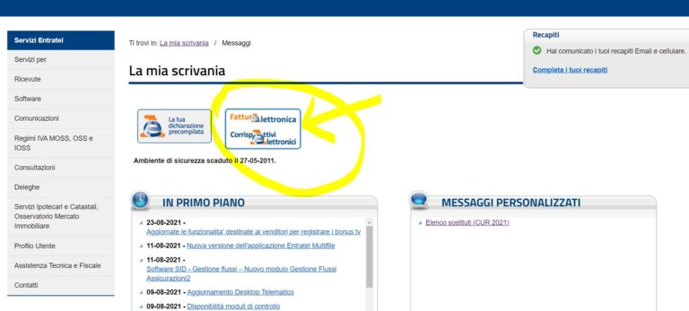 Variazione SDI: come si cambia il codice univoco: guida pratica all'aggiornamento